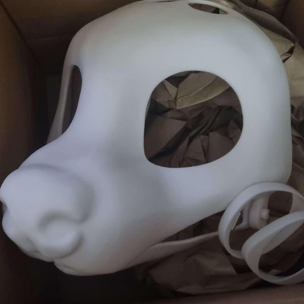 Furry Fursuit Head Base Grumpy Dog Static Base 3d Print - Etsy