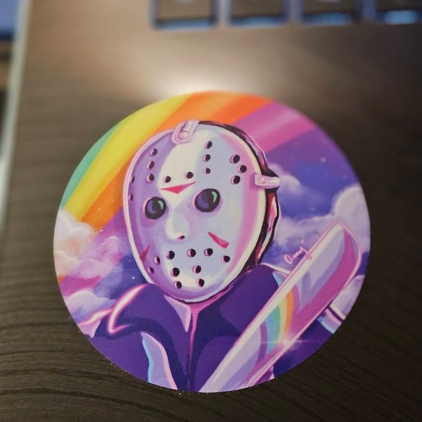 Ghostface Scarebear Sticker, Vinyl Sticker, 90s Stickers, Scream ...