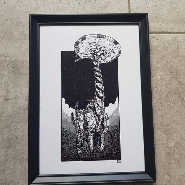 Shrek's Outhouse | A5 or A4 Print | A3 Poster| Imaginative Artwork ...