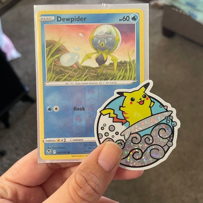 Surfing Pikachu Pokemon Inspired Sticker - Etsy