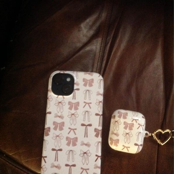 Cherry Bow iPad Case With Apple Pencil Holder for iPad 11 10 9 8 7 10.9 ...