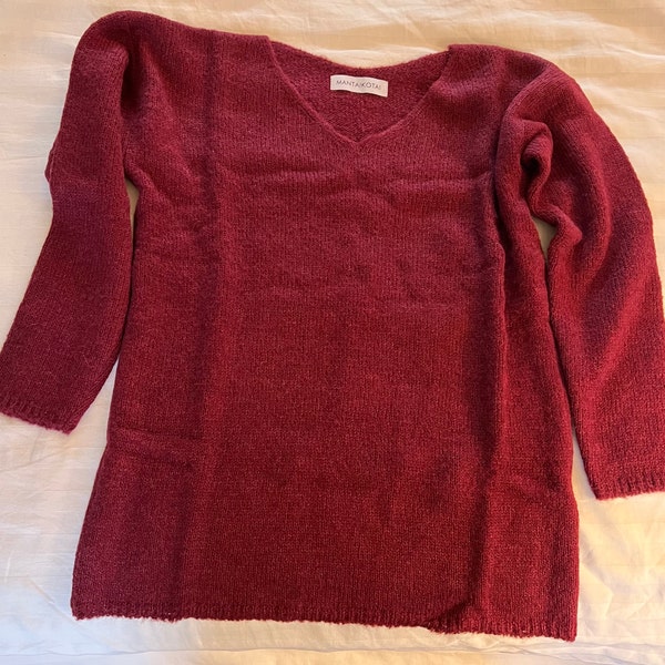 Madeira Pullover - Alpaca Wool Sweater - Hand Knitted Pullover - Women ...
