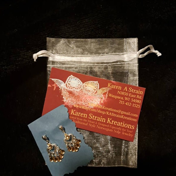 Solveig - Traditional Norwegian Filigree Scroll Sølje Style Necklace ...