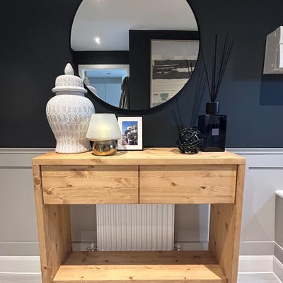 SANTI // Scandinavian Entryway Console Table / Radiator Cover With ...