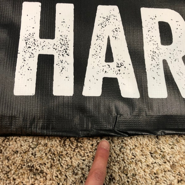 Nobody Cares Work Harder Banner - Home Gym Decor - Large Motivational ...