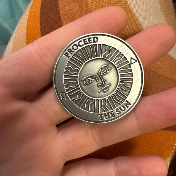 Tarot Divination Coin - Etsy