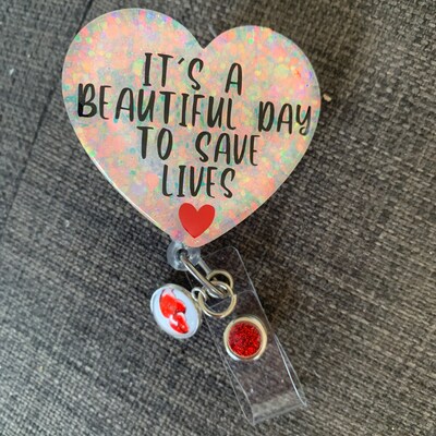 It's a Beautiful Day to Save Lives Badge Reel, Grey's Anatomy Badge ...