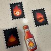 Blue Flame and Howl's Moving Castle Quote Sticker Fire Demon, Calcifer ...