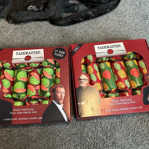 Taskmaster Crackers | Dinner Party Game | Alternative Christmas ...