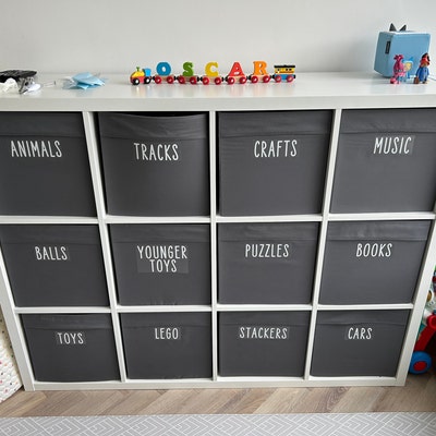 IKEA KALLAX DRONA Box Sticker Personalised Vinyl Labels Stickers Decals ...