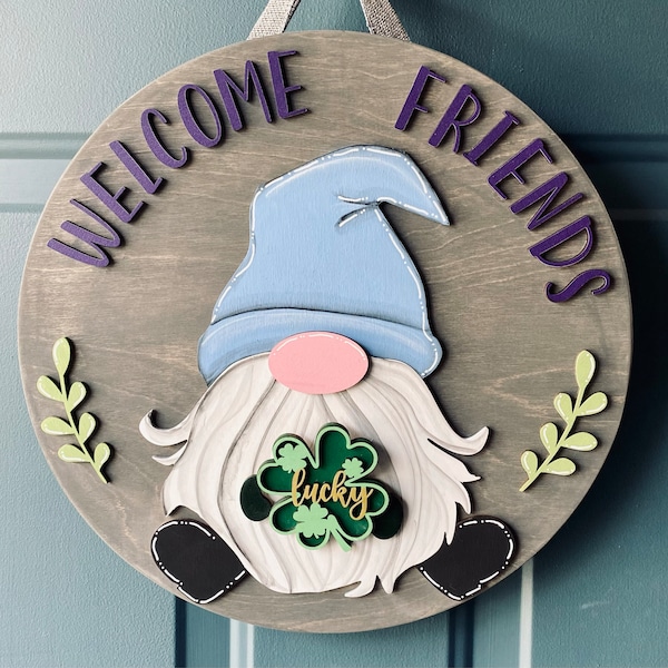 DIY Welcome Sign With Interchangeable Inserts, DIY Front Door Decor ...