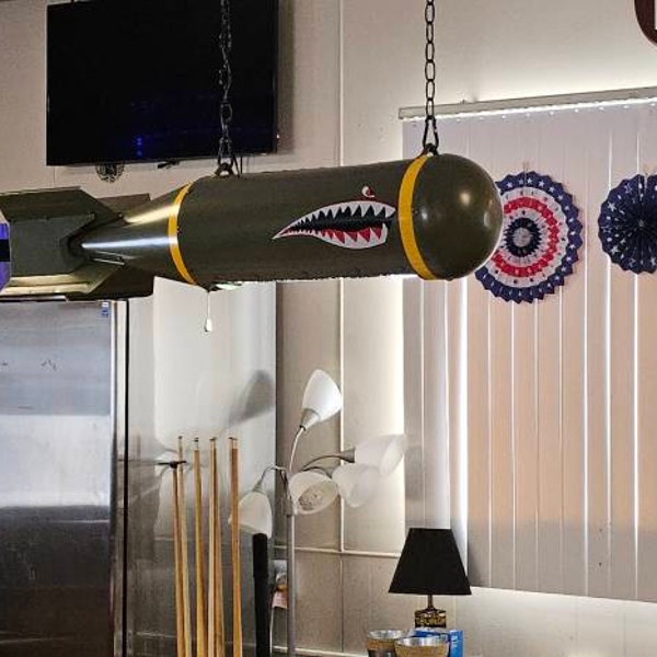 WW2 Pool Table Replica Bomb Light/work Bench Light - Etsy