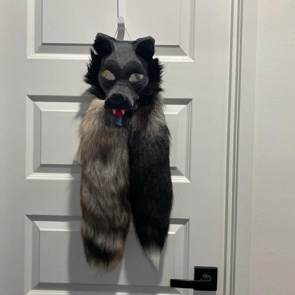 XL Smokey Red Fox Tail (XL and Regular Size), Real Fox Tail, Tails for ...