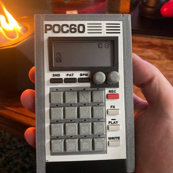 MONOLITH SLIM - 3D Printed Case for Teenage Engineering Pocket Operator ...