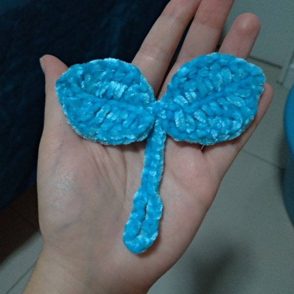 Super Easy Crochet Sprout Leaf Pattern, Beginner Friendly Crochet ...