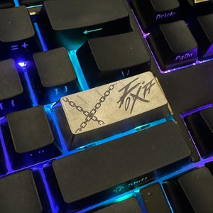 Handmade SA Profile Backlit Key Cap Hidden Fairyland Wood & Resin ...