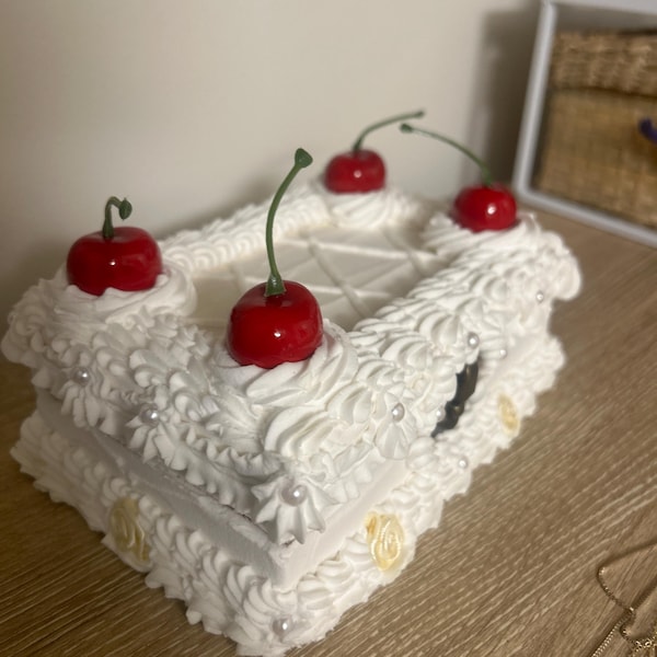 Vintage Cherry Fake Cake Boxes - Etsy