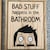 Bob's Burgers Bad Stuff Happens in the Bathroom Wooden Sign Wall Decor ...