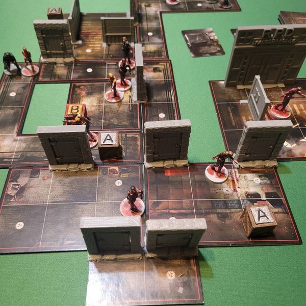 Resident Evil 1/2/3 3D Board Game Pieces - Etsy