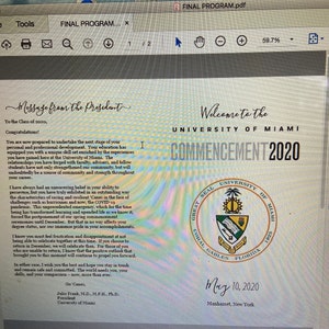 Graduation Program Template, Printable Pamphlet, Editable Word Doc ...