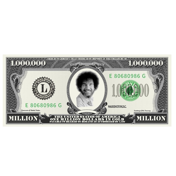 Million Dollar Bill Template - Letter Page With 4 Real Size Dollar ...