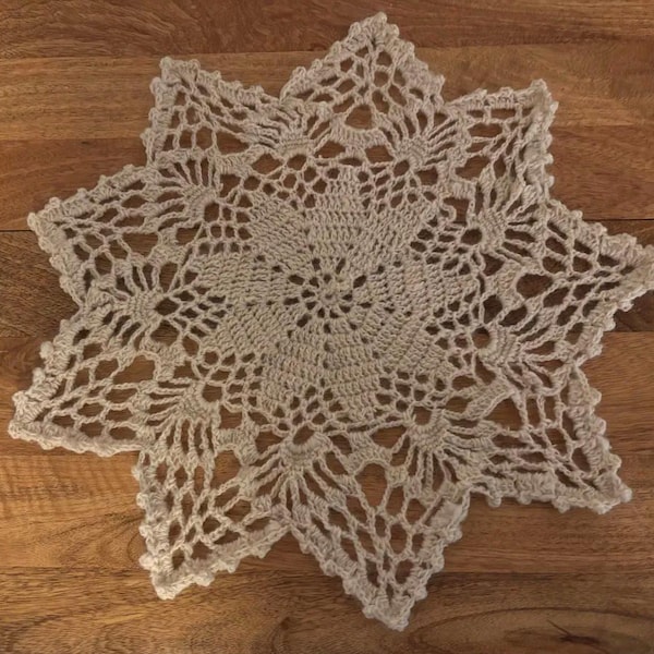 Nine Point Doily - PH-101 - Crochet Pattern PDF - Etsy