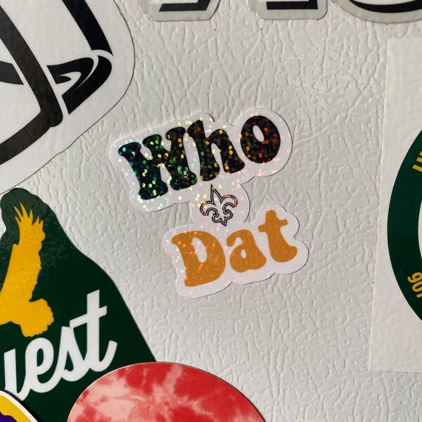 Saints Who Dat New Orleans Sticker - Etsy