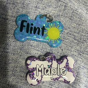 Ice Cream Pet Tag - Etsy