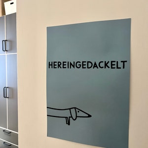 JA MEI lustiges bayerisches Typografie Poster witziges bayrisches ...