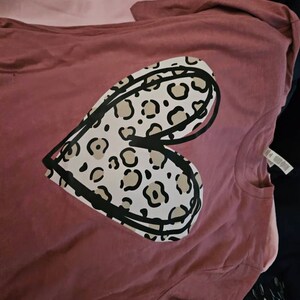 Leopard Print Valentines Day Shirt,valentines Day Shirts for Woman ...