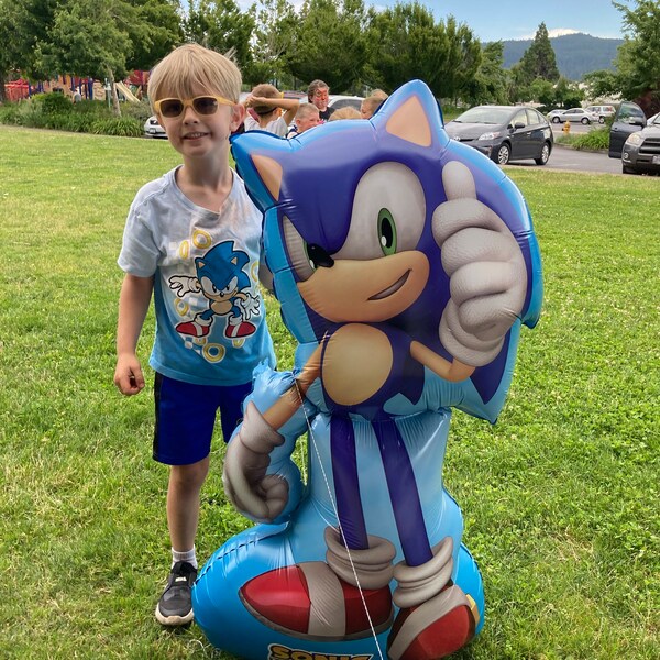 53" Sonic the Hedgehog Airloonz - Anagram Licensed | Sonic Air Filled ...