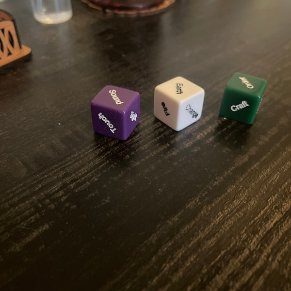 Custom Dice / One D6 /text on All Six Sides / Numbers and Letters Only ...