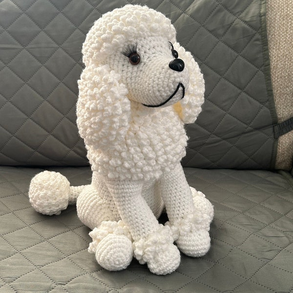 PATTERN (english Only): Poodle Puppy - Crochet Dog, Crochet Puppy ...