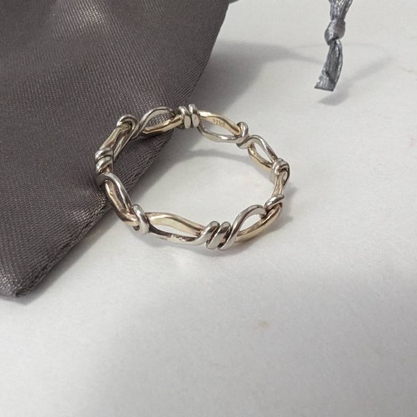 Luxury Gold Surf & Sand Ring by Ron Vick Jewelry | Handcrafted 14K ...