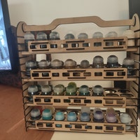 Paint Storage Rack for Model Painting Compatible With Several - Etsy Canada