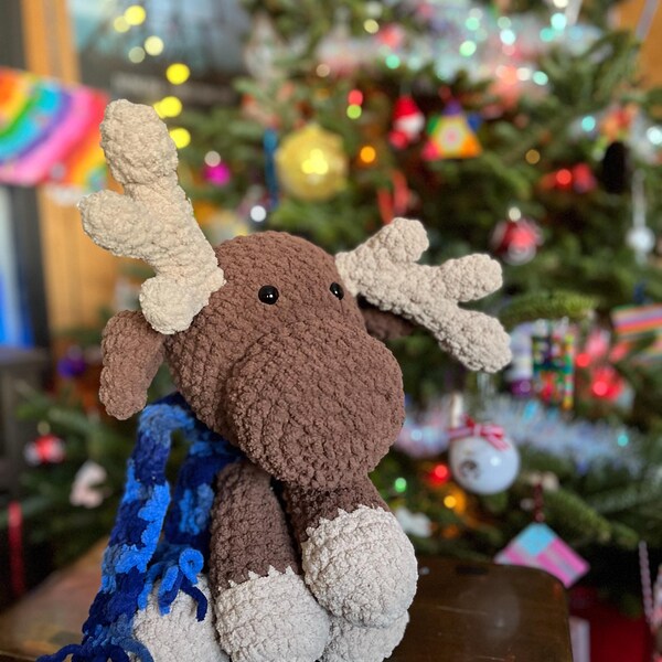 Crochet Moose Amigurumi Pattern | Moose Crochet Pattern | Woodland ...