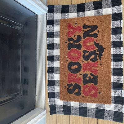 1756 Spooky Season Halloween Door Mat Funny Doormat Welcome Mat Funny ...