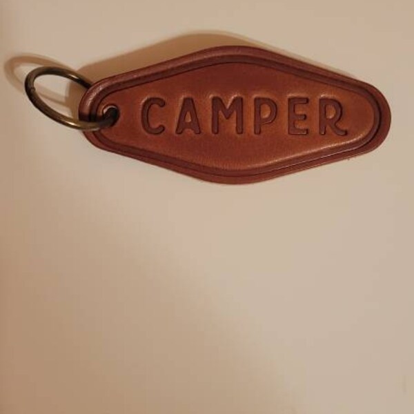 Yosemite National Park Leather Keychain Motel Style - Etsy