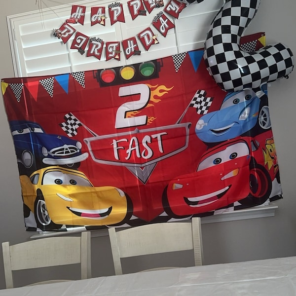 Pink Smiley Face Banner, Happy Girl Banner, Checkered Banner, Retro ...