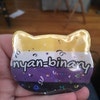 Nonbinary Nyan-binary Pride Button Cat Kitty Non Binary Gender - Etsy