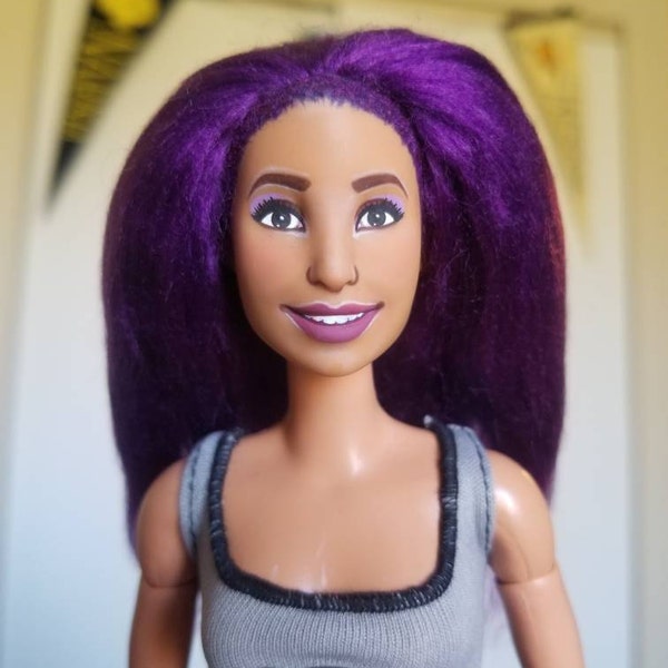 Repainted Glee Barbie FULL DOLL - Etsy