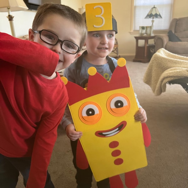 Numberblocks Costume, Halloween Costume, Birthday Costume, Characters 1 ...