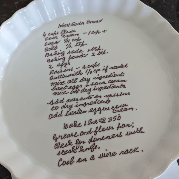 Handwriting Plate, Handwritten Gifts, Personalised Plate, Gift for ...