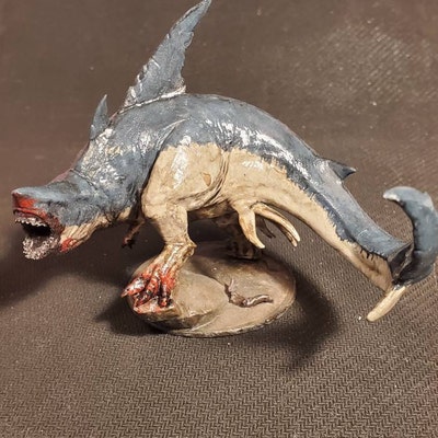 Shark Tyrant Miniature Rescale Miniatures Dnd Miniatures Role Playing ...