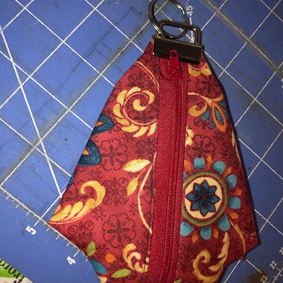 Key Fob Coin Pouch Pattern - Etsy