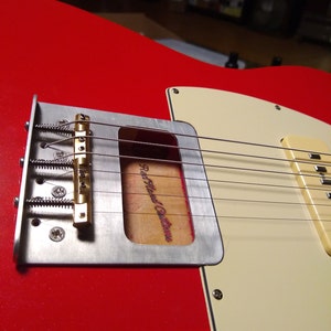 Telecaster Custom Shaped Pickguard, Aluminium Hand Made Pickguard, Fits ...