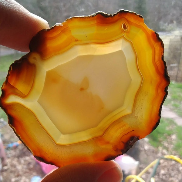 Extra Large Iris Agate Slice. Subtle Iridescent Agate. Natural Rainbow ...