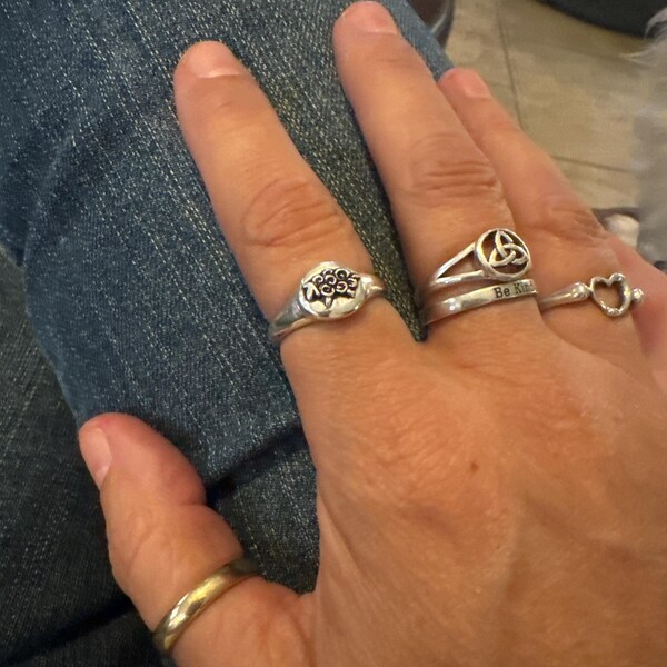 UFO Ring in Sterling Silver, Silver UFO Ring, Silver Flying Saucer Ring ...