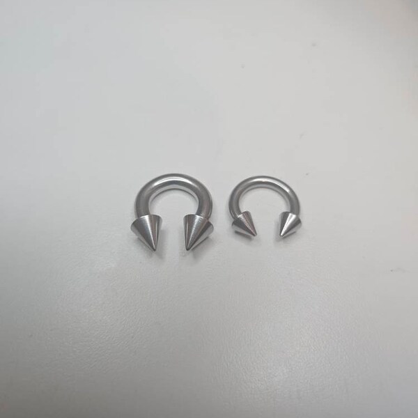 8 Pairs Rainbow Steel Pinchers 0g-14g Tapers Crescents Septum 0g 2g 4g ...