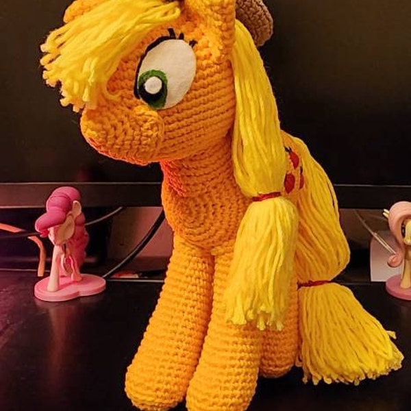 Applejack My Little Pony Crochet Amigurumi Pattern - Digital Download ...